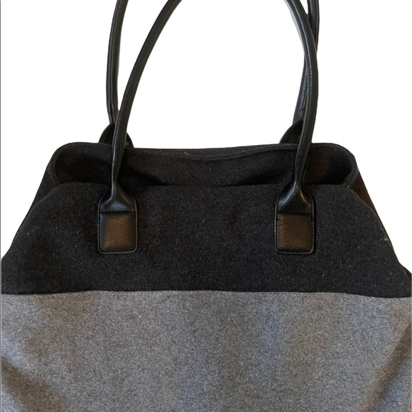 MMS Design Studio | Bags | Mms Design Studio Large Black And Gray Tote ...